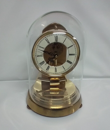 A VINTAGE 1970'S GLASS DOME KUNDO ELECTROMAGNETIC CLOCK - KIENINGER & OBERGFELL | eBay UK
