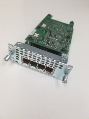 Cisco NIM-4FXO 4-Port FXO Module for ISR4300/4400 | eBay