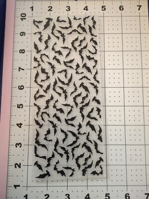 Unbranded embossing Folder Gothic Lace Halloween Wedding Baroque Bat ...