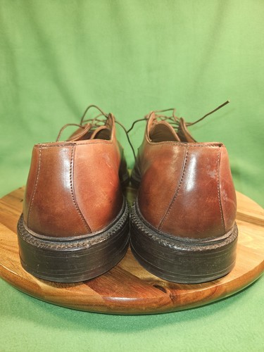 Allen Edmonds Walton Chestnut Brown Split Toe Derby Shoes Mens Size 13 ...