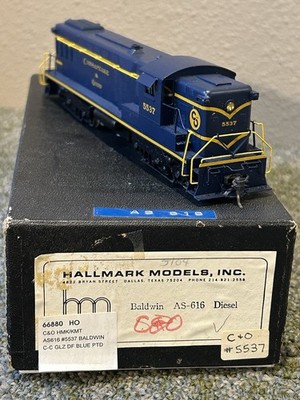 Hallmark Models Ho Brass Baldwin AS-16 Baltimore And Ohio B&O No 5537 ...