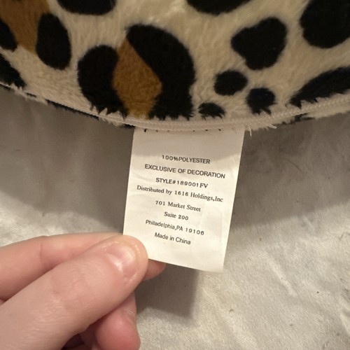Travel Neck Pillow - Memory Foam - Leopard/Cheetah Print | eBay