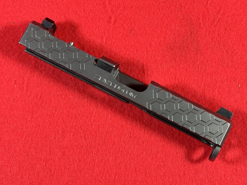 ZEV Technologies Hex Slide Glock 19 G19 Gen 4 9mm Grey RMR Cut SCREWS ...