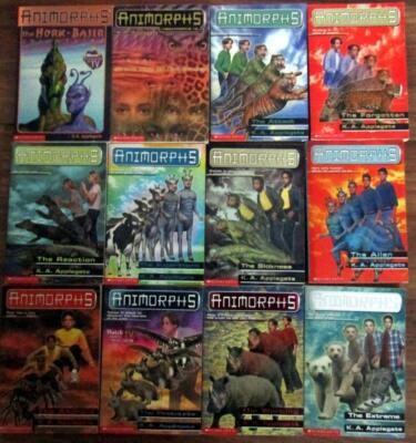 Lot of 12 Animorphs Books Hork-Bajir Chronicles Paperback VG+ 1st Ed ...
