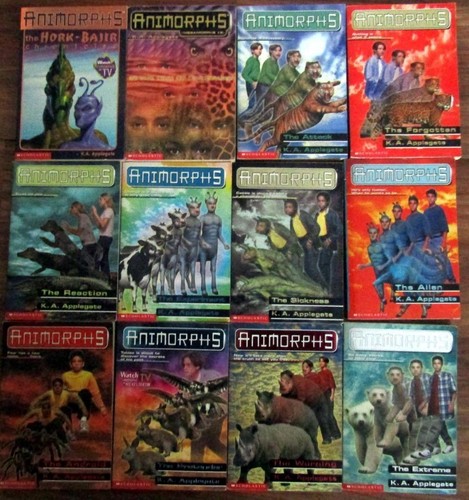 Lot of 12 Animorphs Books Hork-Bajir Chronicles Paperback VG+ 1st Ed ...