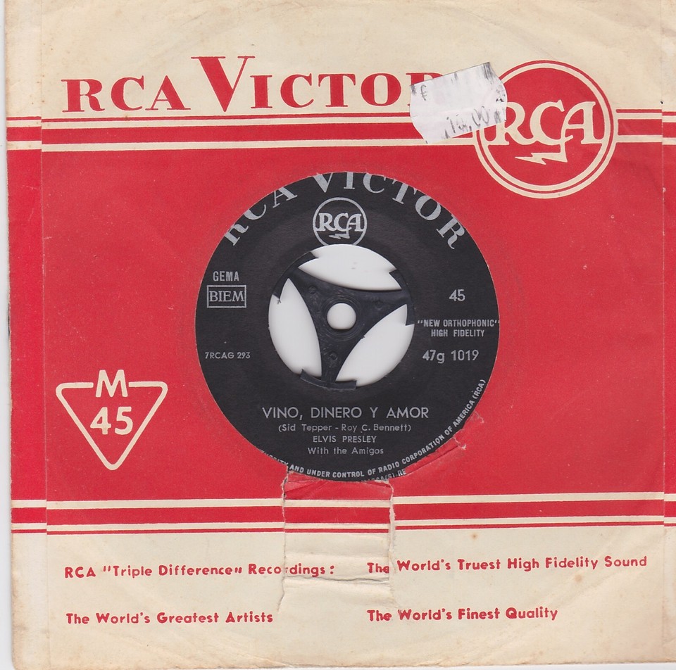 ELVIS PRESLEY- MARGUERITA -GREEK 45 | eBay