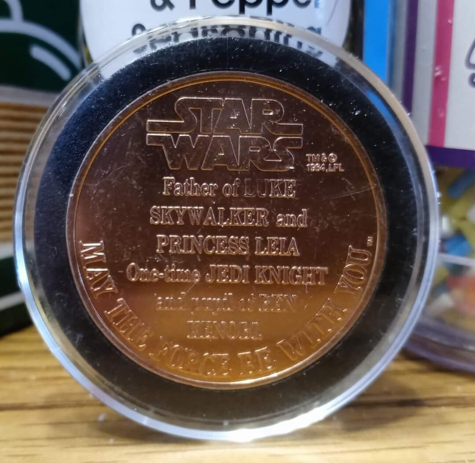 Kenner Star Wars 1984 ANAKIN SKYWALKER Power of the Force BRONZE ...