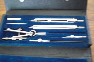 Vintage Drafting Set Made in Germany GRAMERCY GR7 Case | eBay