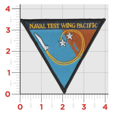 NAVY NAVAL TEST WING PACIFIC POINT MUGU NTWP HOOK & LOOP EMBROIDERED ...