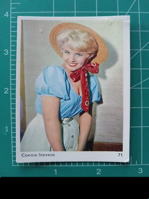 1960s Maple Leaf Card Music Movie POP STARS CONNIE STEVENS | eBay