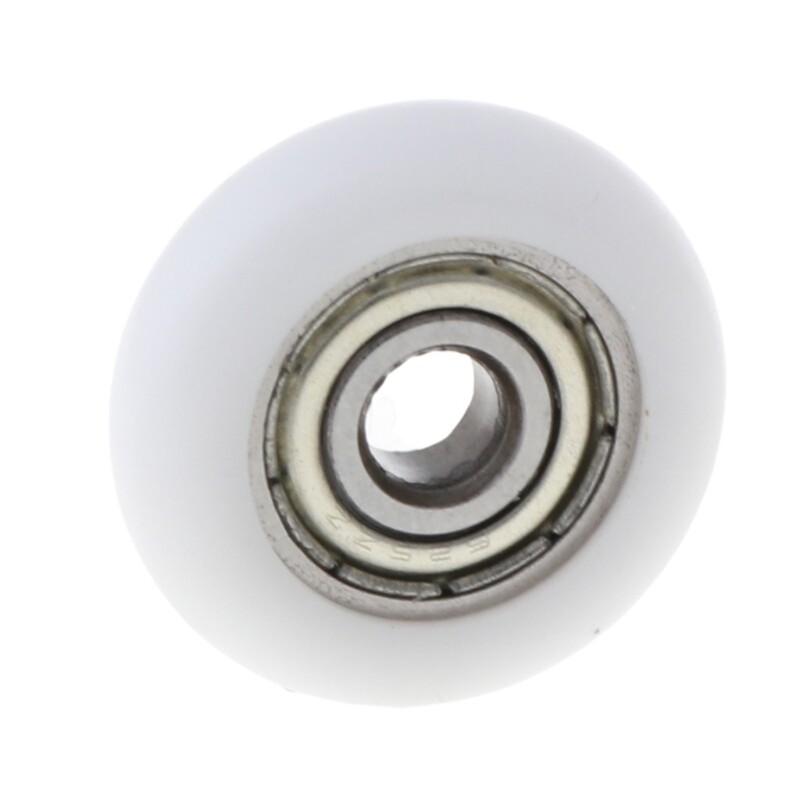 10Pcs Nylon Plastic Pulley Furniture Drawer Bearing Wheel Smooth ...