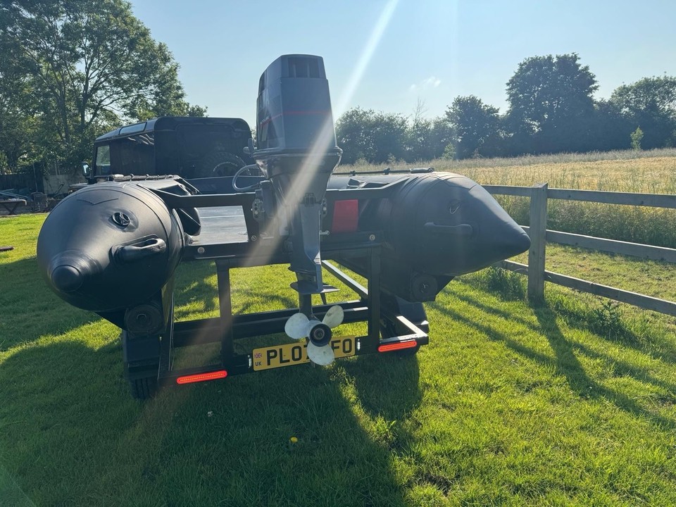 Thundercat boat 4.1m Racing Inflatable + Yamaha 50HP 2-Stroke Custom ...