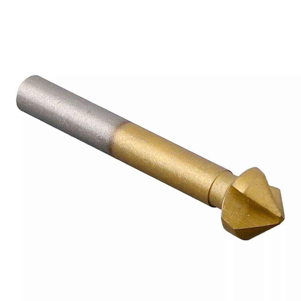 6 Pcs Durable 90 Degree HSS Chamfer Cutter Bit Chamfering Countersink ...