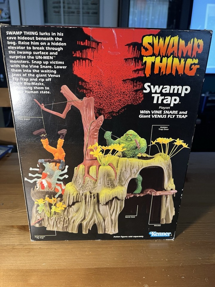 Vintage Swamp Thing 1990 Kenner Swamp Trap SEALED Complete | eBay