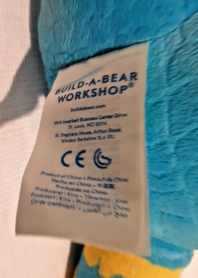 Build A Bear Plush How To Train Your Dragon Stormfly Deadly Nadder Blue ...