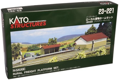 KATO N gauge local freight platform set 23-221 railway model supplies ...