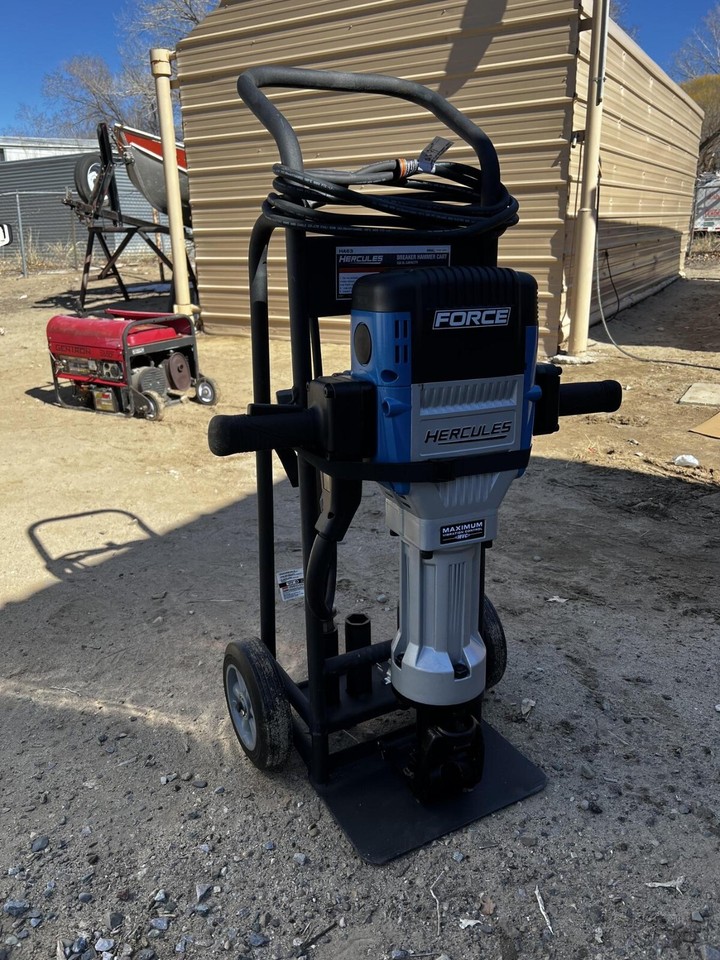 350 lb Capacity Universal Breaker Hammer Cart Transport with Adjustable ...