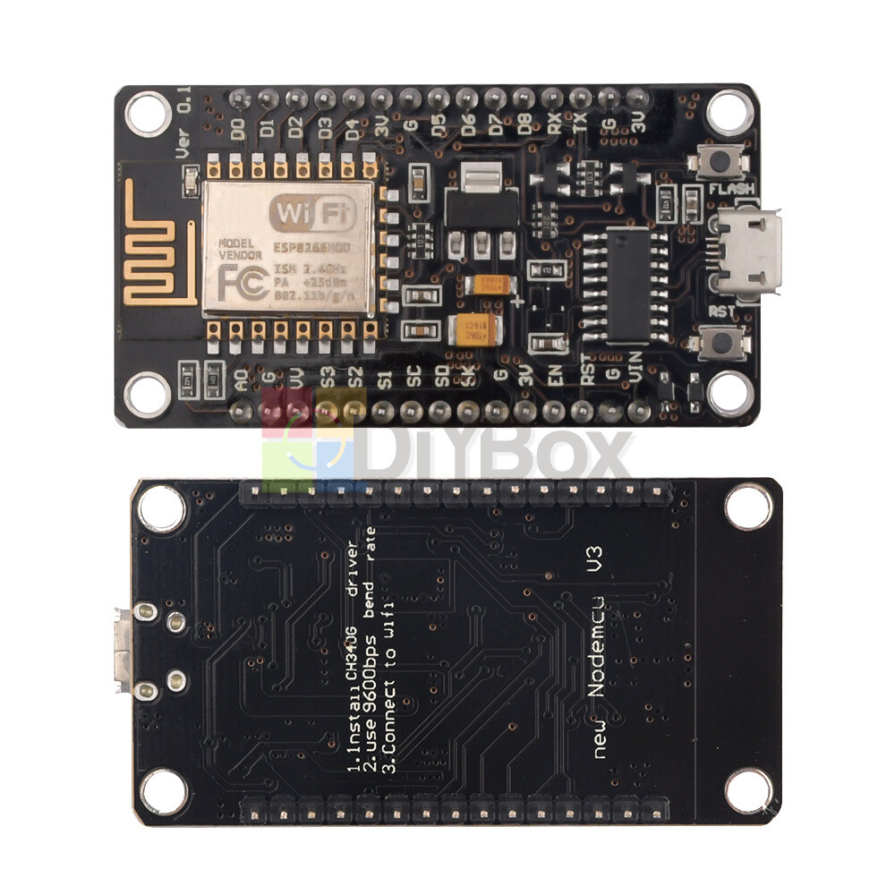 Nodemcu Board Esp8266 Wifi Module Esp12e Lua Wifi Nodemcu Lua Amica