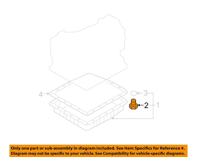 Nissan Oem-transmission Pan Drain Plug 3137731X06 for sale online | eBay