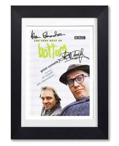 BOTTOM CAST SIGNED POSTER SERIES SEASON PRINT PHOTO AUTOGRAPH GIFT RIK ...