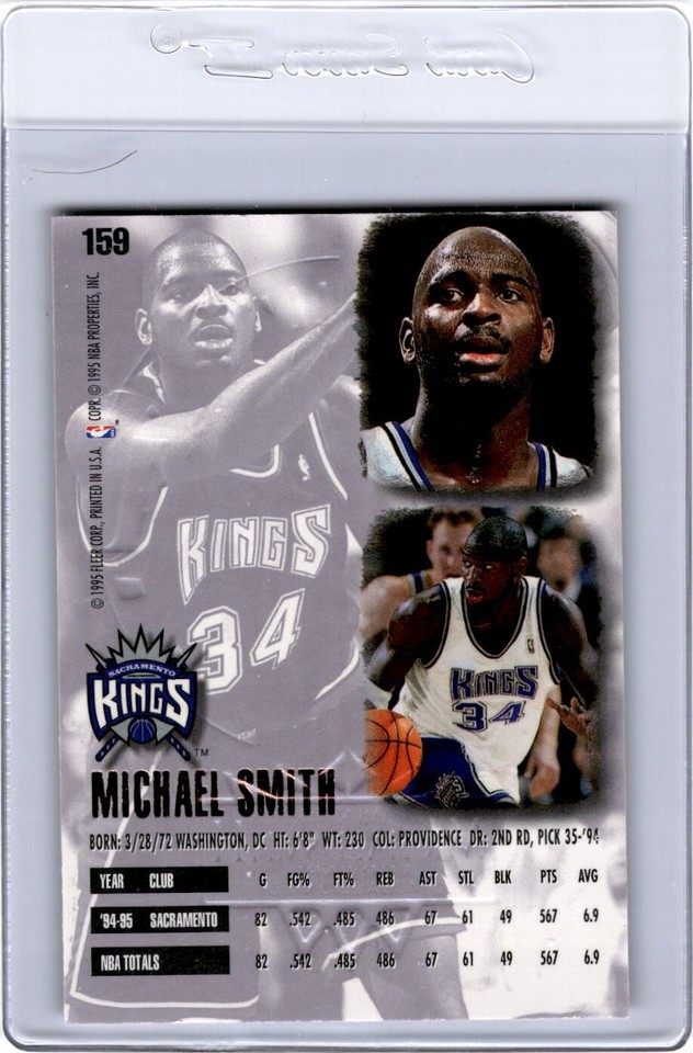 1995 Ultra #159 Michael Smith Gold Medallion - Sacramento Kings | eBay