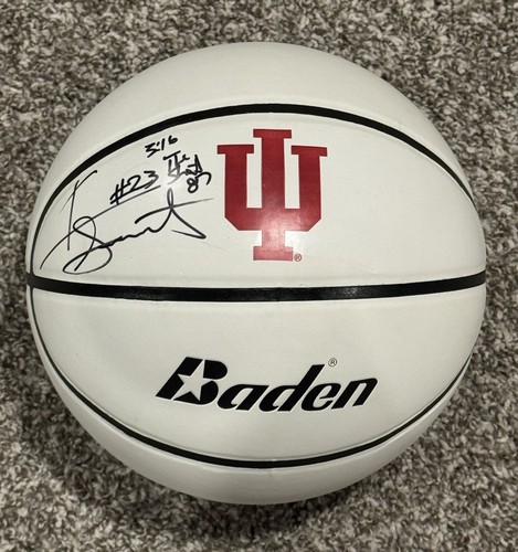 KEITH SMART HAND SIGNED BASKETBALL INDIANA HOOSIERS AUTOGRAPHED THE ...