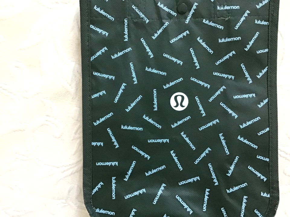Lululemon Small Reusable Shopping Tote Lunch Bag Green NEW | eBay