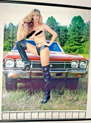 Poster Autobuff magazine 1968 Chevelle SS calendar 18 x 24 mancave wall ...