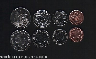 CAYMAN ISLANDS 1 5 10 25 CENTS 2008 x 100 Set Lot BIRD PRAWN TURTLE ...