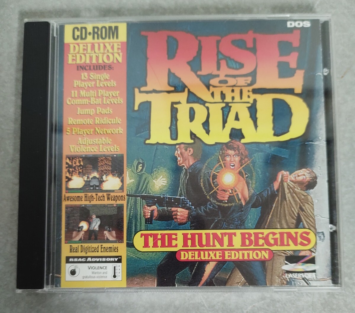 Rise of the Triad The Hunt Begins Deluxe Edition (PC, CD-ROM, DOS) 1995 ...