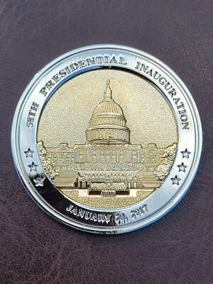 Donald Trump 58th Presidential Inauguration Collectors Coin *LIMITED ...