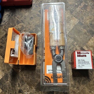 Lyman .22 Cal Bullet Mold 2 Cav. 55gr GC Tang W/Handles + Extra NEW | eBay