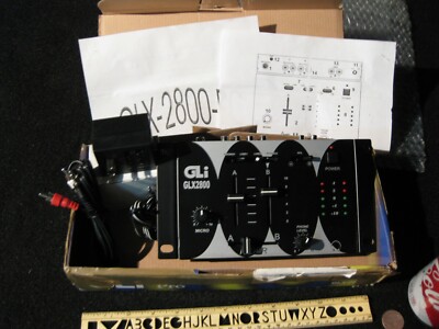 GLi Pro GLX 2800 AUDIO MIXER NEW STILL IN BOX | eBay