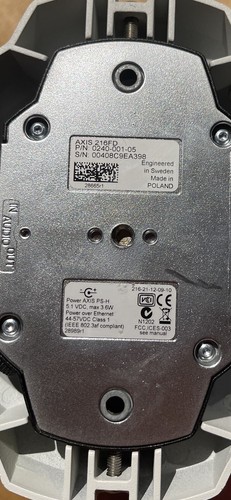 Axis 216FD Dome Network IP Poe Security Surveillance Cameras for sale ...