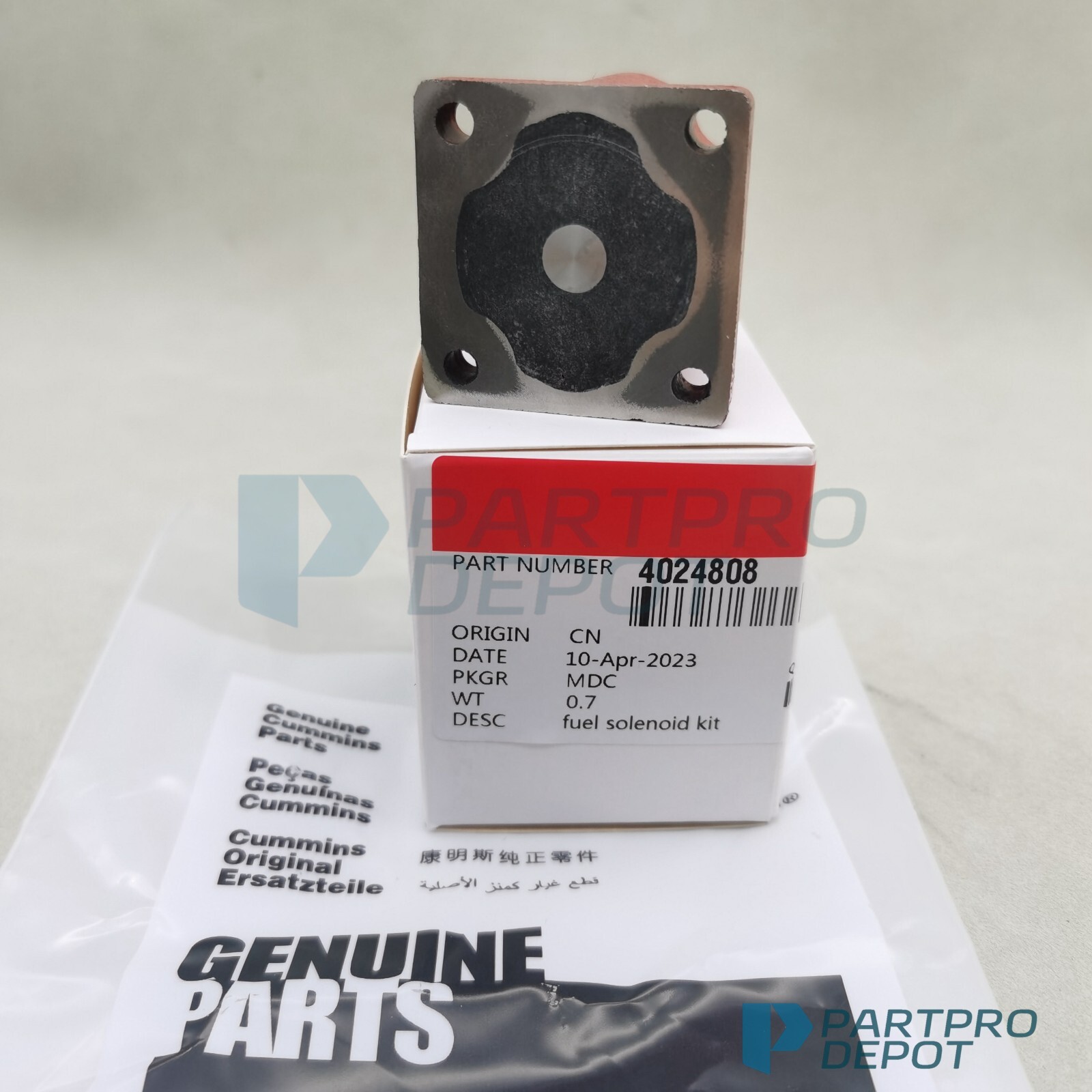 GENUINE OEM 4024808 Fuel Solenoid Coil Fit Cummins PTG Fuel Systems ...