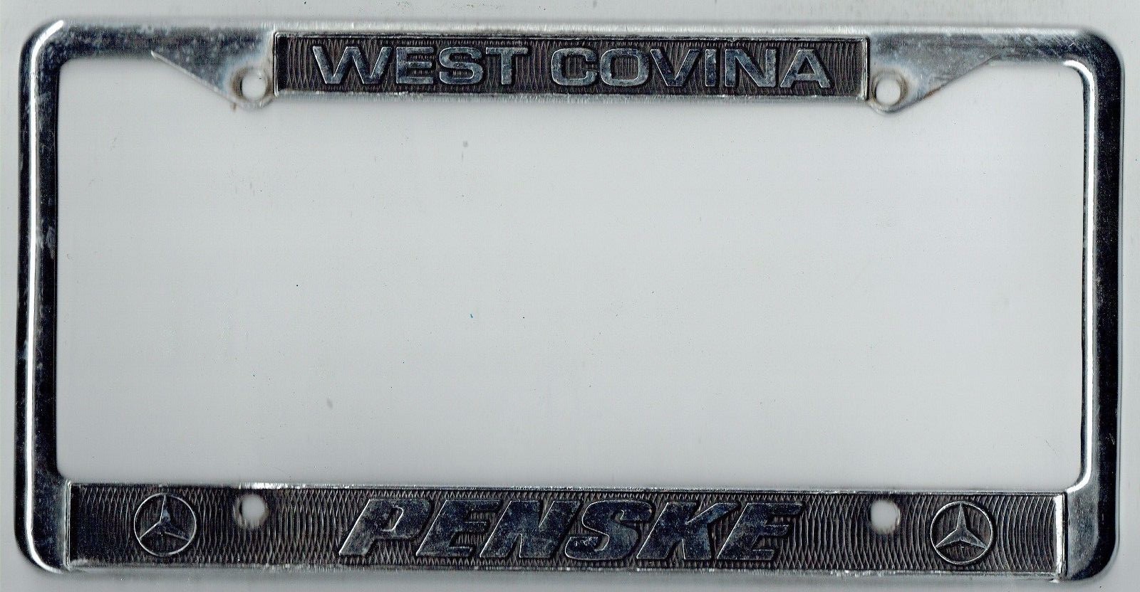 West Covina California Penske Mercedes Benz Vintage Dealer License ...