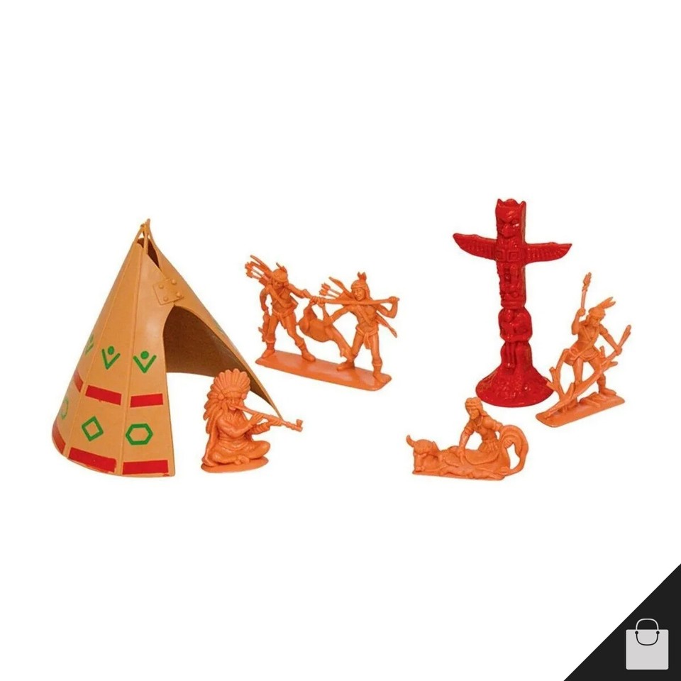 Fort Apache Vintage Old West Indian Atlantic Action Figure - Cowboy ...