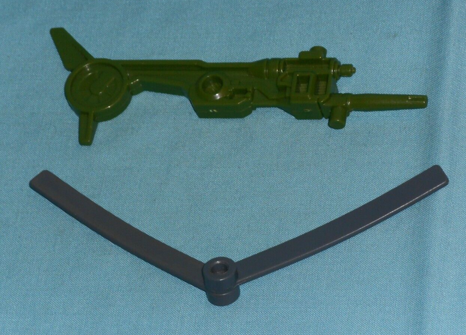 original G1 Transformers CROSSBLADES TAIL SECTION + ROTOR BLADES parts ...