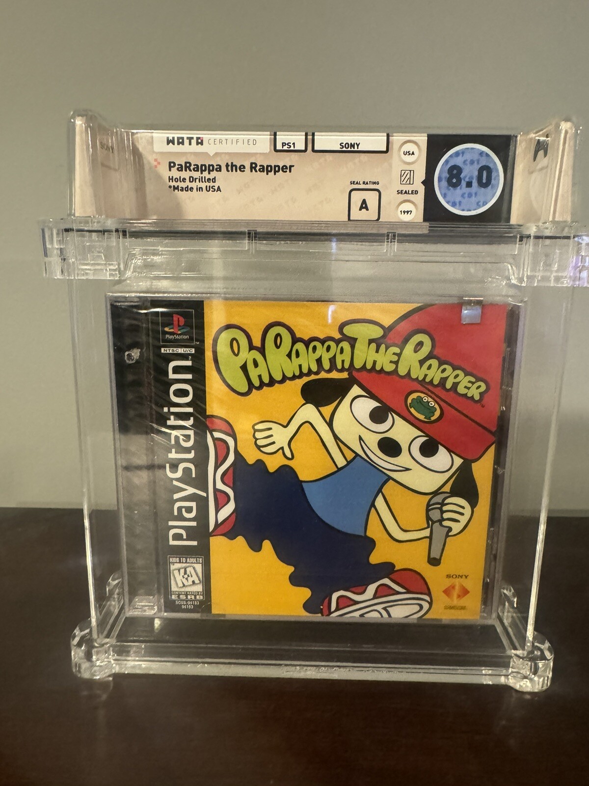 PaRappa the Rapper (Sony PlayStation 1, 1997) Ps1 WATA 8.0 A Hole ...