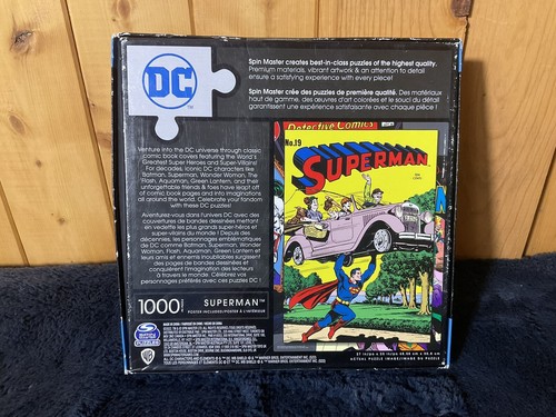 DC No. 19 Superman Spin Master Puzzle-1000 pieces, Poster included ...