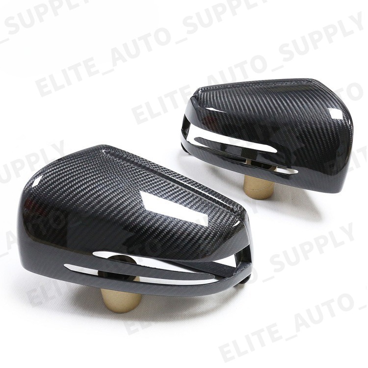 Real Dry Carbon Fiber Replace Mirror For Mercedes Benz W166 W463 GL GLS ...