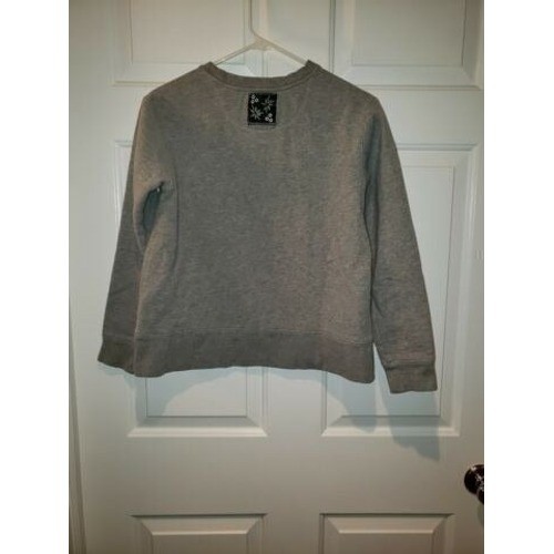 Women's sz PS Petite Small Gray Sweatshirt with Floral Design by Field ...