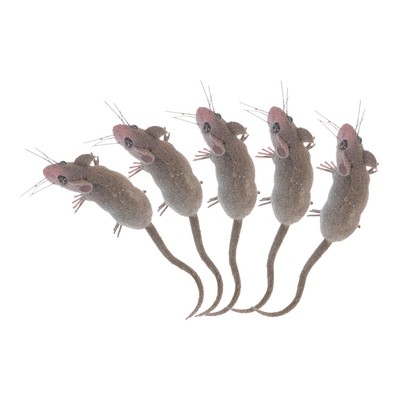 5 Pcs Trick Toy Rat Rat Toys Kids Lifelike Rat Figurines Rats Rat Prank ...