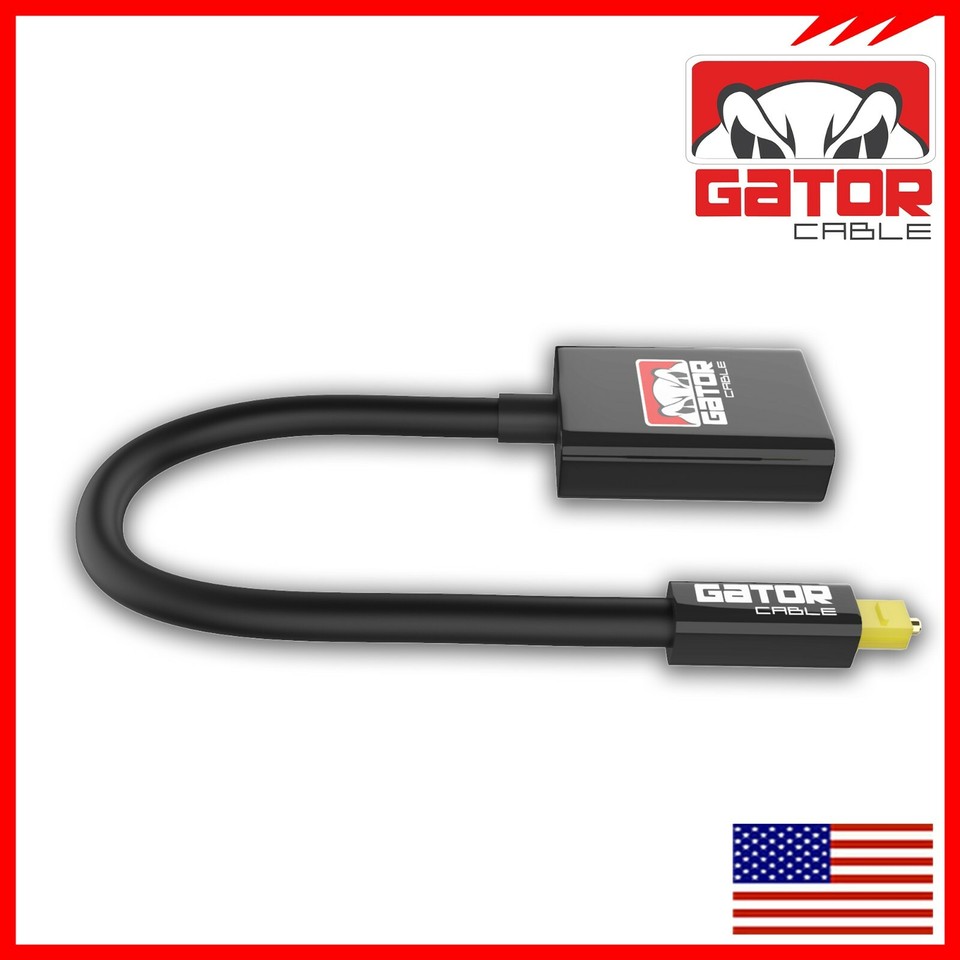 Dual Port Optical Toslink Digital Adapter Splitter Audio Cable Fiber 1 ...