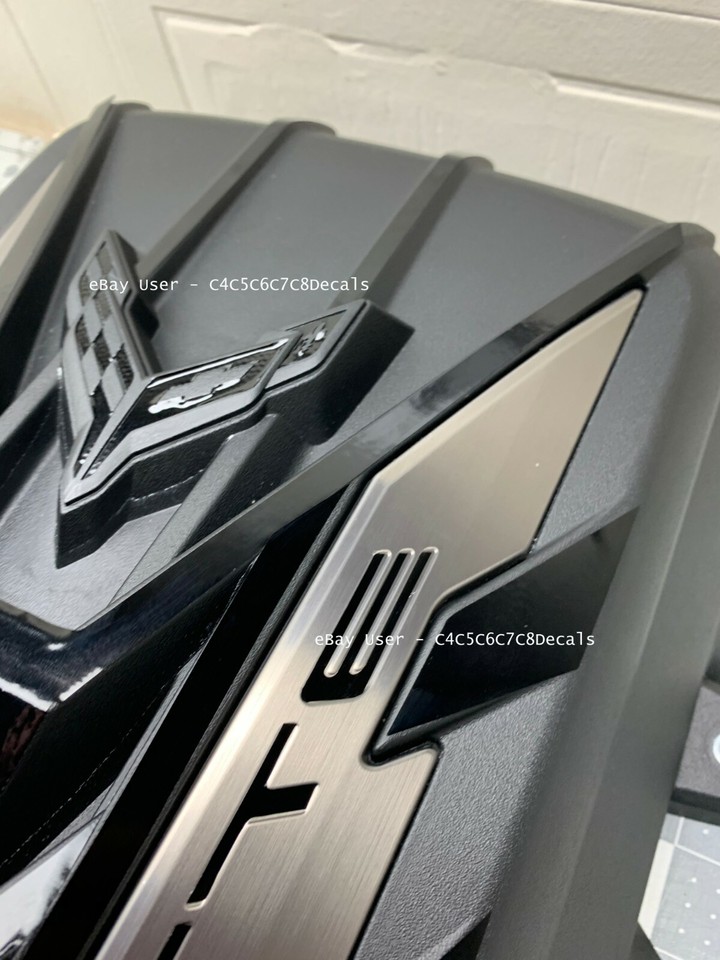 FITS Chevy Corvette StingRay C8 Engine Cover Decal 20 21 22 23 24 LOTS ...