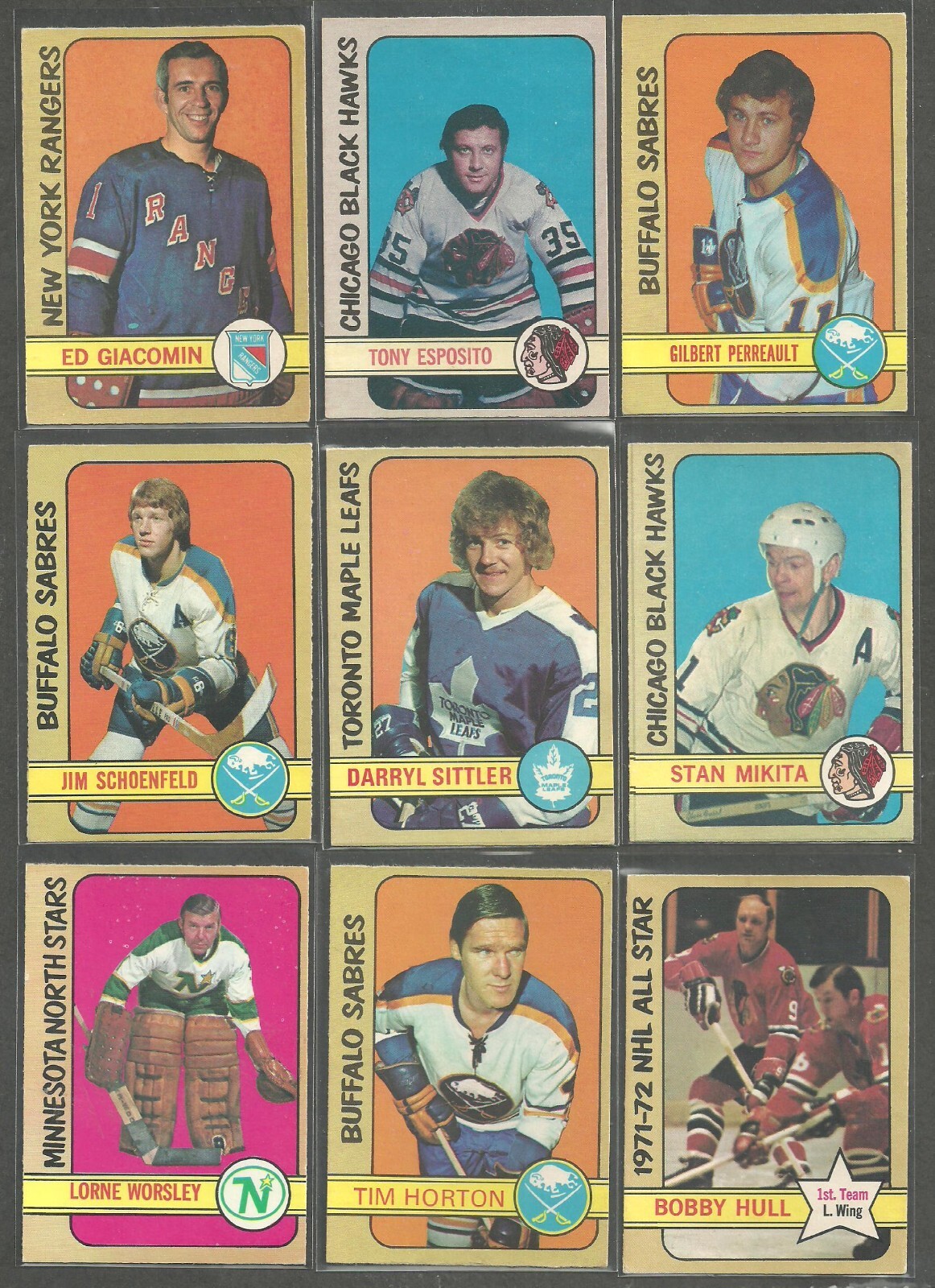 1972-73 OPC HOCKEY SET 341/341 CARDS BOBBY ORR RARE | eBay
