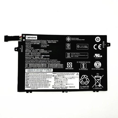 NEW Genuine 45Wh 01AV445 L17L3P51 Battery For ThinkPad E480 E490 E590 ...