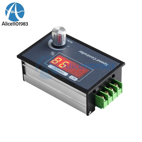 Intelligent PWM DC Motor speed Controller Adjustable Frequency DC 6-60V ...