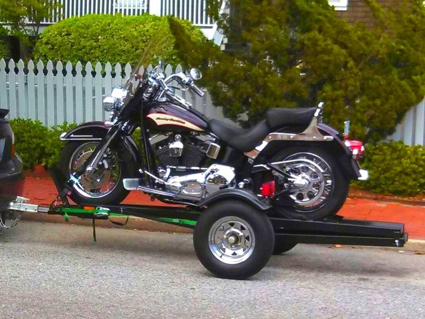Folding Motorcycle Trailer Portable Collapsible Foldable Used For ...