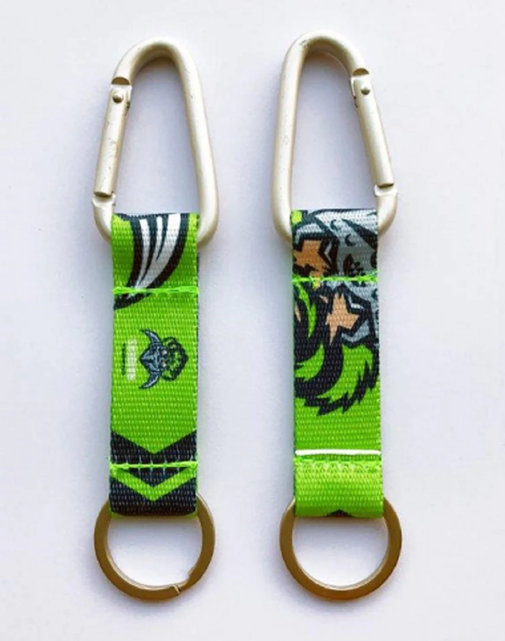 Canberra Raiders Official NRL Team Colours & Logo Carabiner Keyring 13 ...